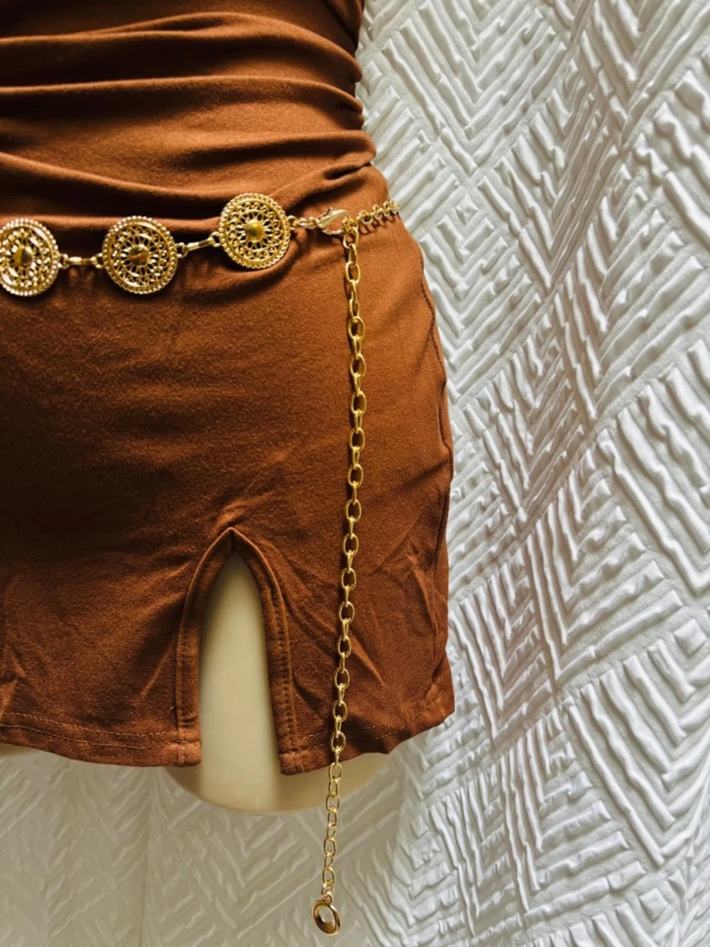 Dresses | Chocolate Caramel Color Bodycon Dress Strapless | Poshmark